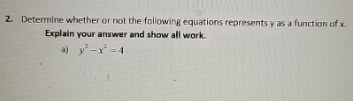Solved Determine whether or not the following equations | Chegg.com