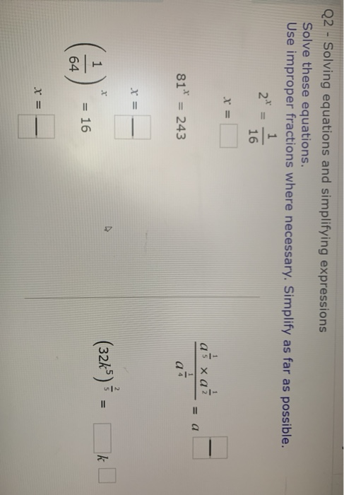 Solved Q1 - Rewriting numbers Rewrite these expressions as a | Chegg.com