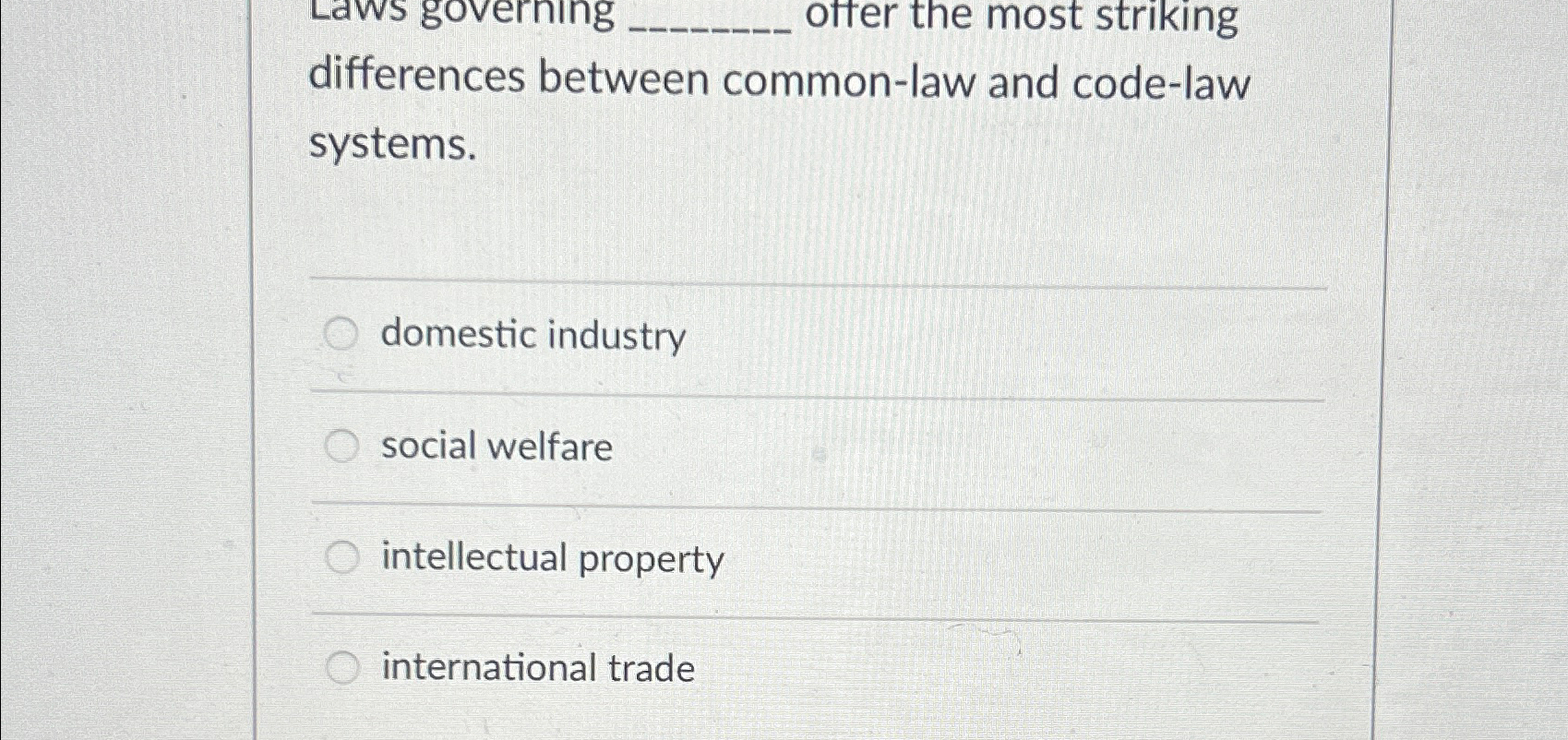 Solved q, ﻿offer the most striking differences between | Chegg.com
