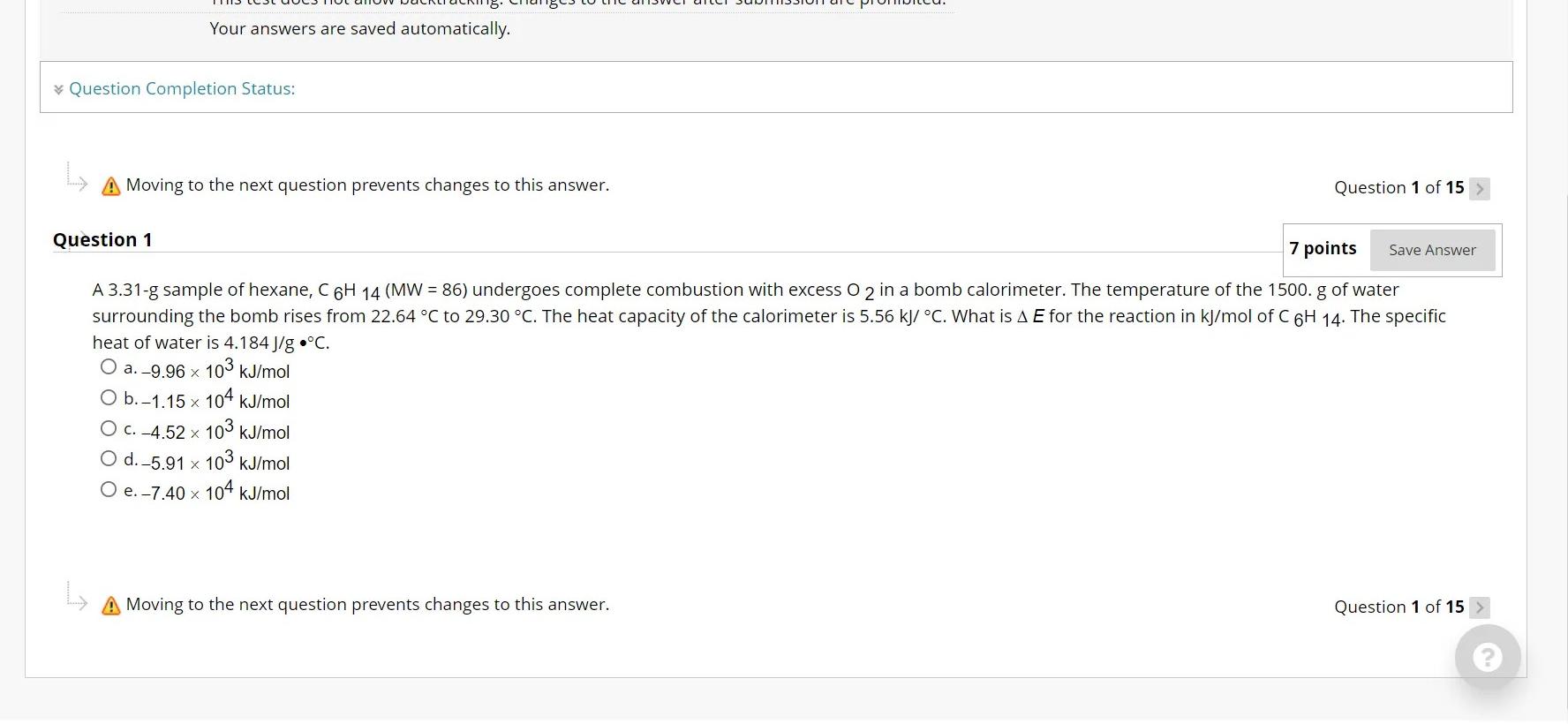 Solved Your answers are saved automatically. Question | Chegg.com