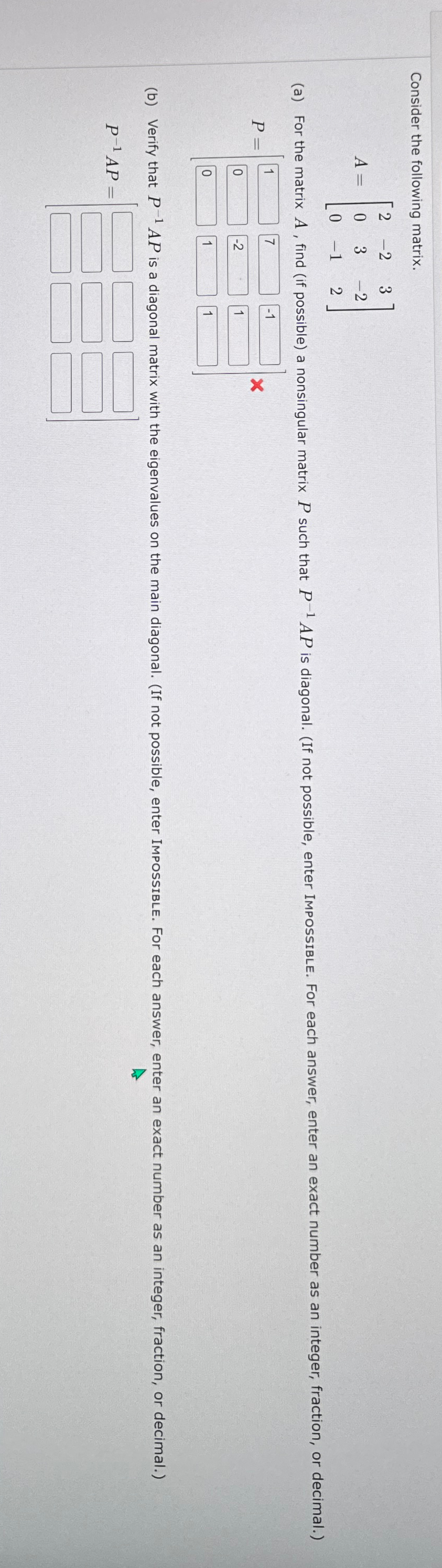 Solved Consider the following | Chegg.com