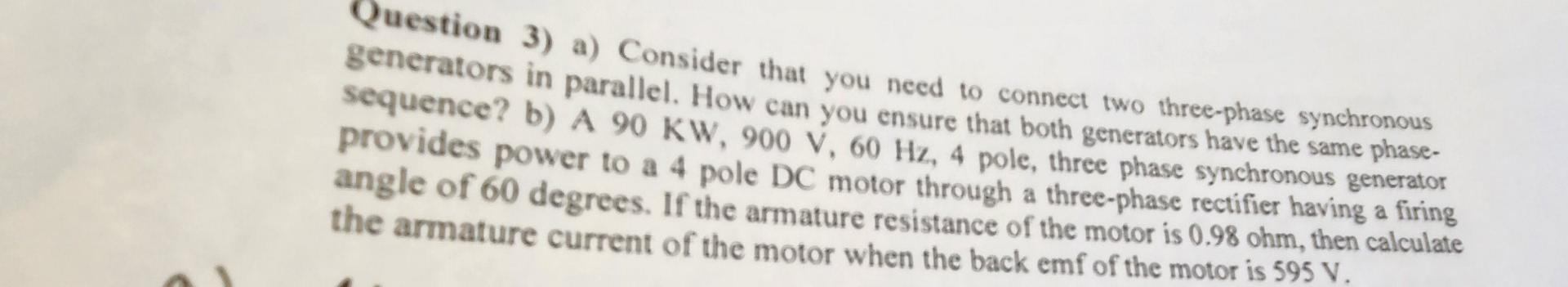 Solved Question 3) a) Consider that you need to connect two | Chegg.com
