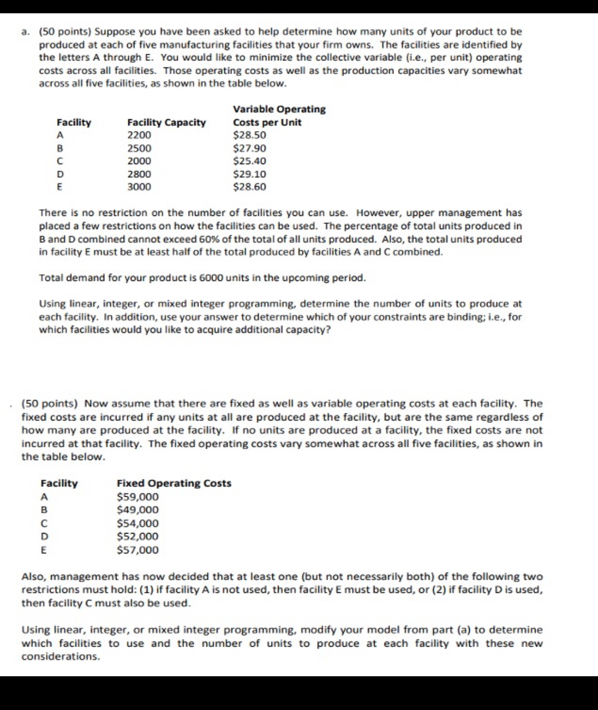 Solved How do i set this up and input it in LINGO? how do i | Chegg.com