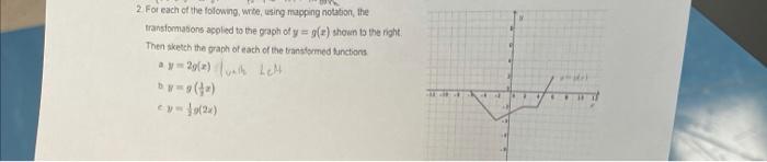 Solved 2 For each of the fofowing, write using mapping | Chegg.com