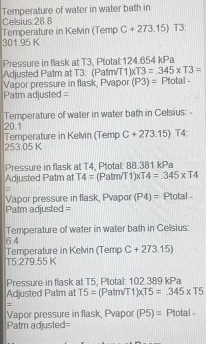 Solved Could someone solve these calculations in picture #2 | Chegg.com
