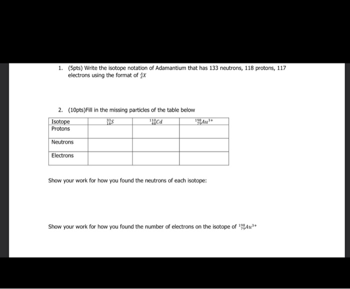 Solved 1. (Spts) Write the isotope notation of Adamantium | Chegg.com Solved 1. (Spts) Write the isotope notation of Adamantium | Chegg.com