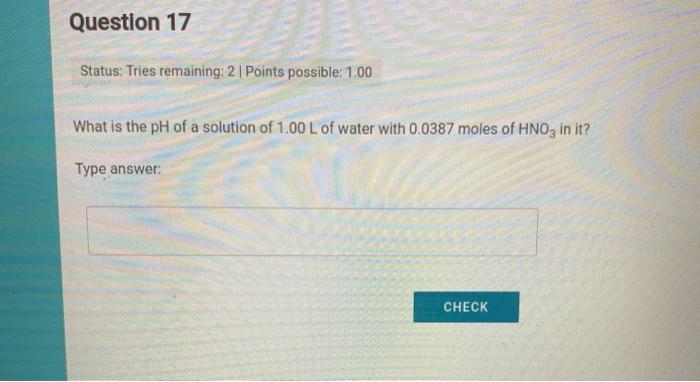 Solved Question 11 Status: Tries remaining: 3 | Points | Chegg.com