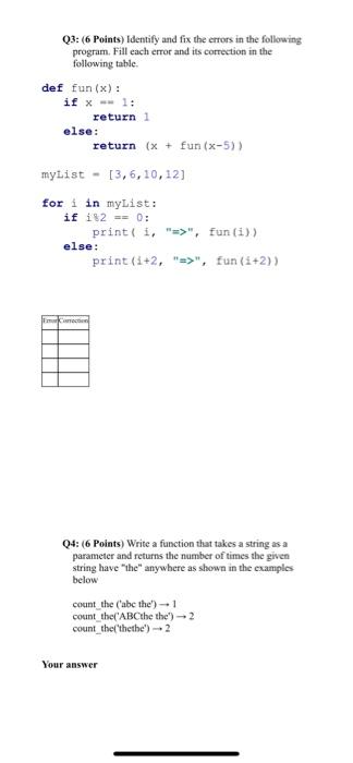 Solved Q1: (6 Points)What does the following program print? | Chegg.com