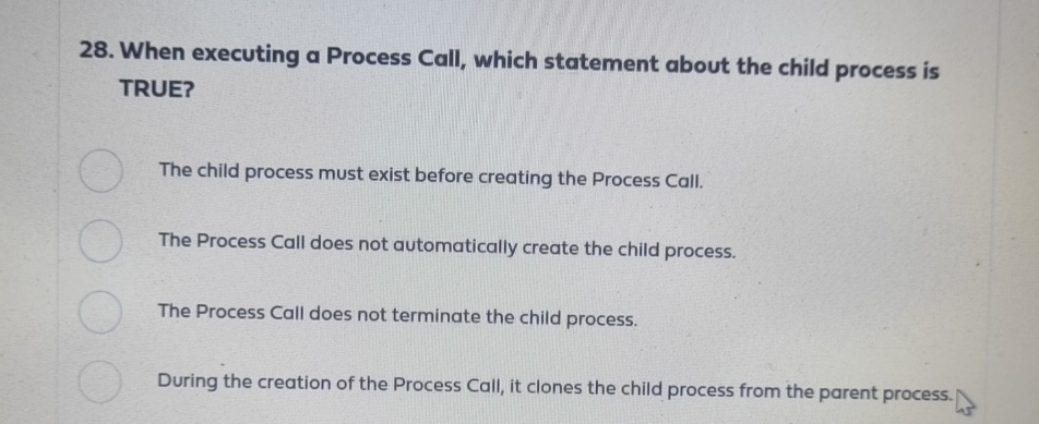 Solved in boomi When executing a Process Call, which | Chegg.com