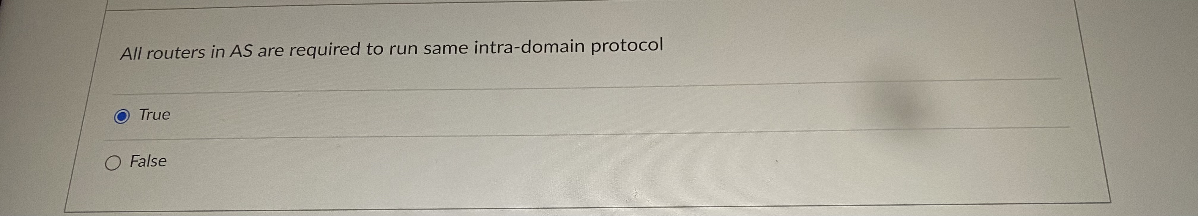 Solved All routers in AS ﻿are required to run same | Chegg.com