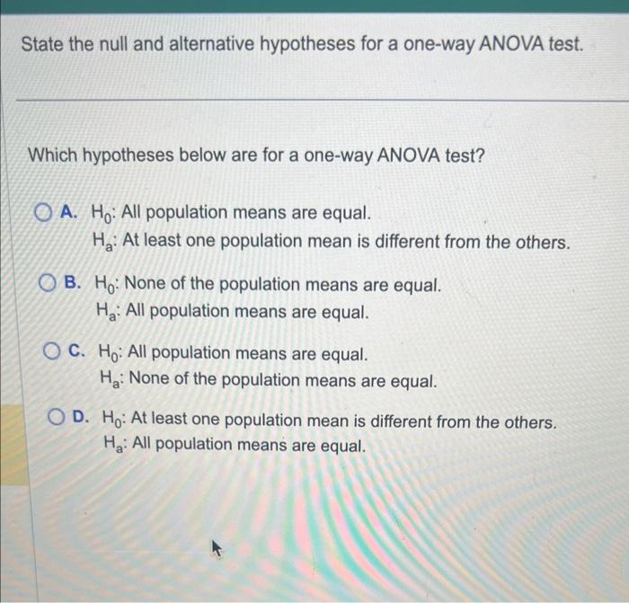 Solved State the null and alternative hypotheses for a | Chegg.com