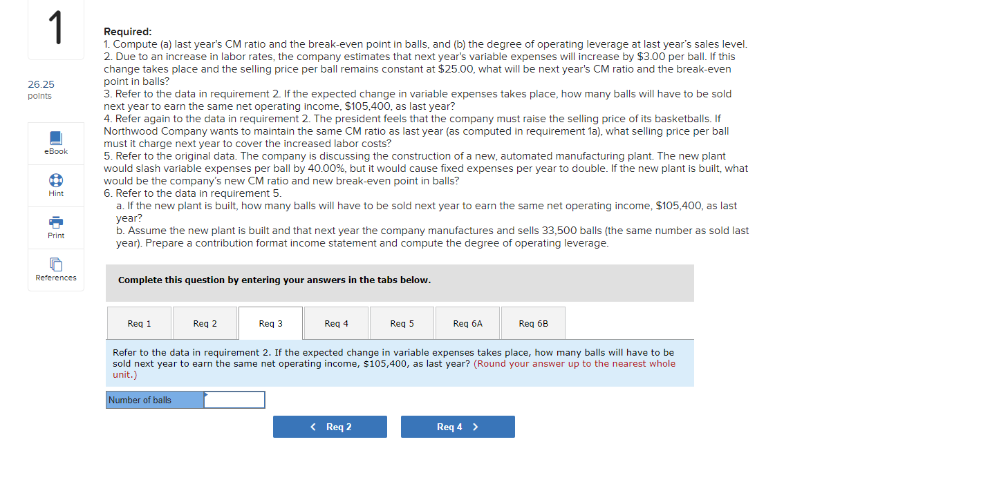 Solved Problem 5-20 (Algo) ﻿CVP Applications: Break-Even | Chegg.com