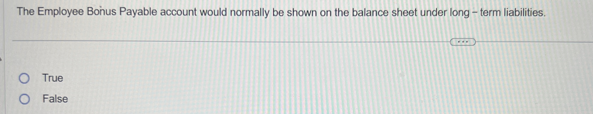 Solved The Employee Bonus Payable account would normally be | Chegg.com