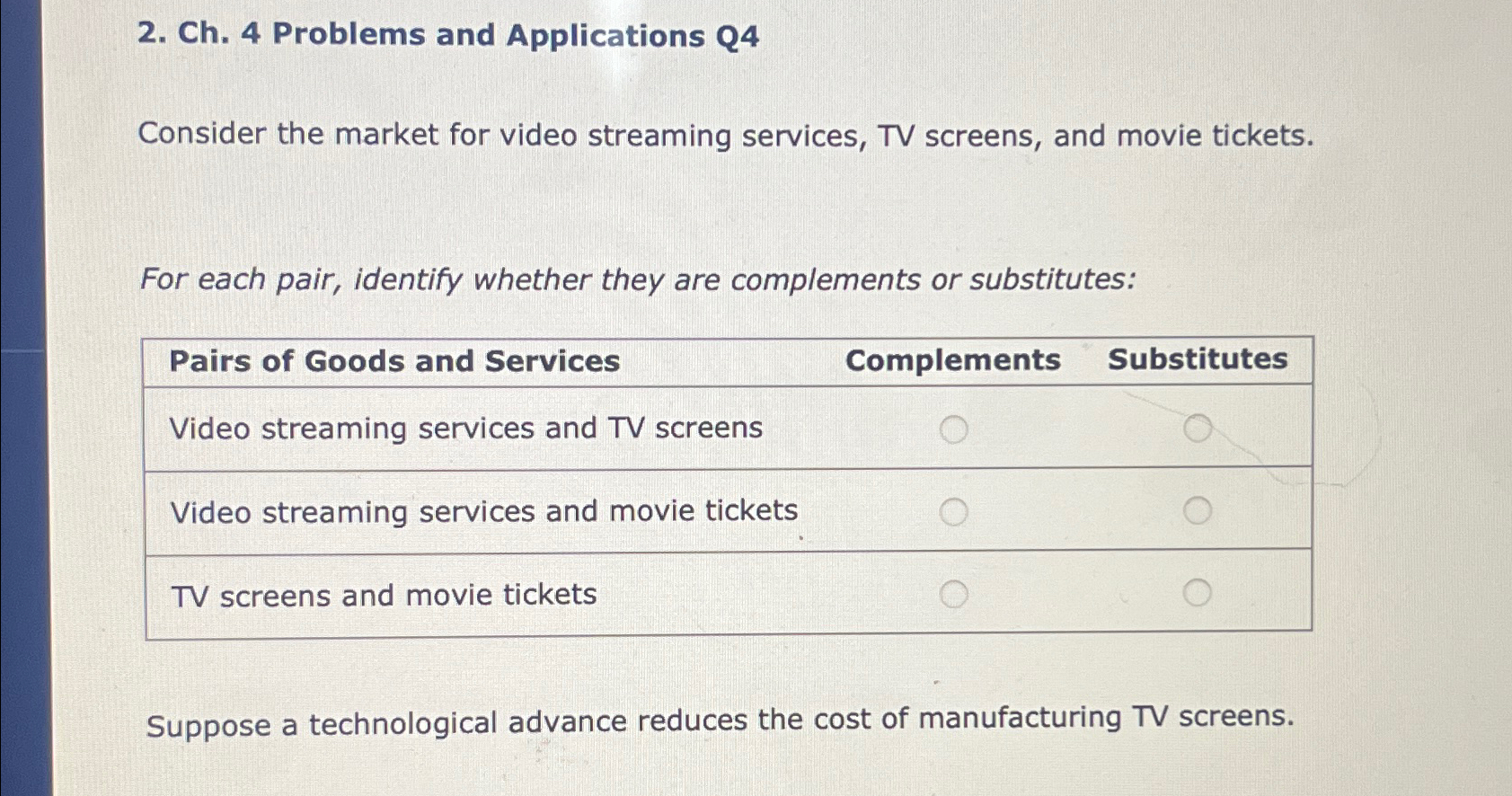 Solved Ch. 4 ﻿Problems and Applications Q4Consider the | Chegg.com