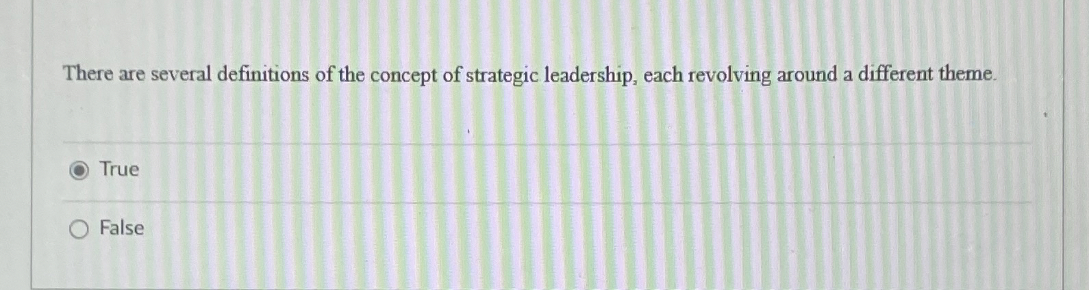 Solved There are several definitions of the concept of | Chegg.com