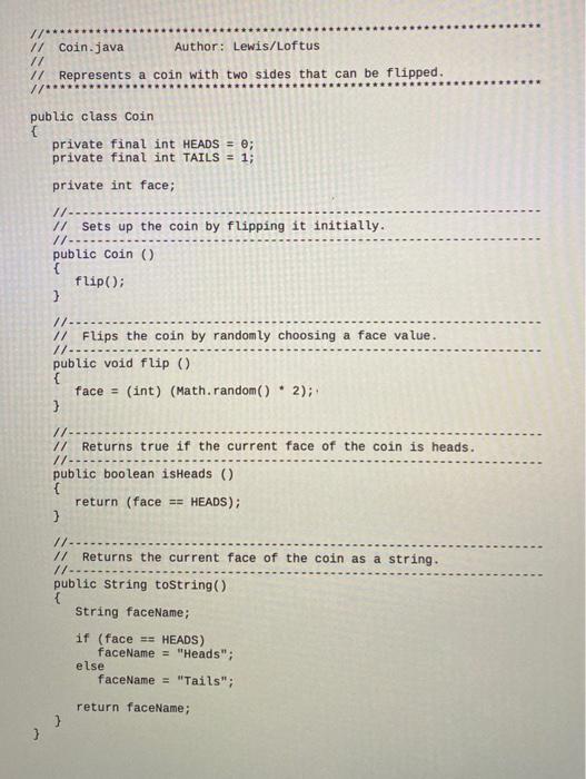 Solved PP 9.1 Design and implement a class called | Chegg.com