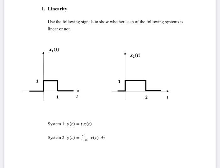 Solved Use the following signals to show whether each of the | Chegg.com