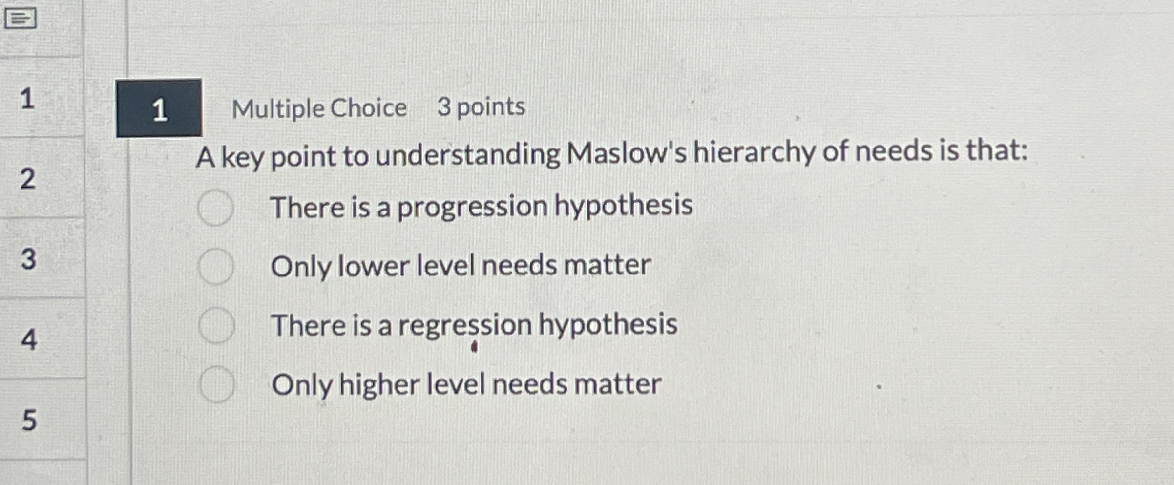 Solved 1Multiple Choice 3 points2A key point to | Chegg.com Solved 1Multiple Choice 3 points2A key point to | Chegg.com