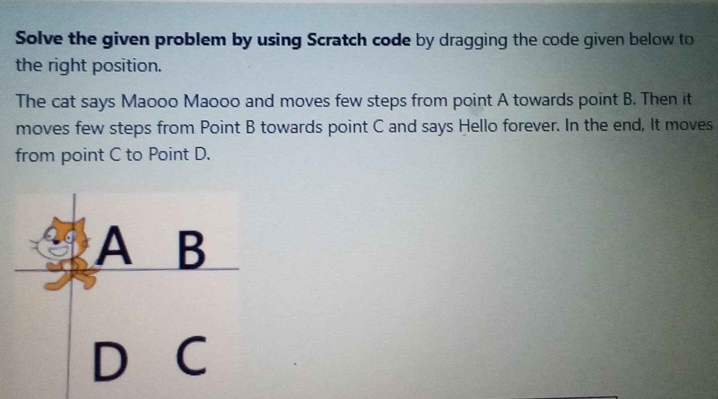 Solved Solve the given problem by using Scratch code by | Chegg.com