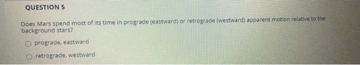 Solved QUESTIONS Does Mars spend most of its time in | Chegg.com