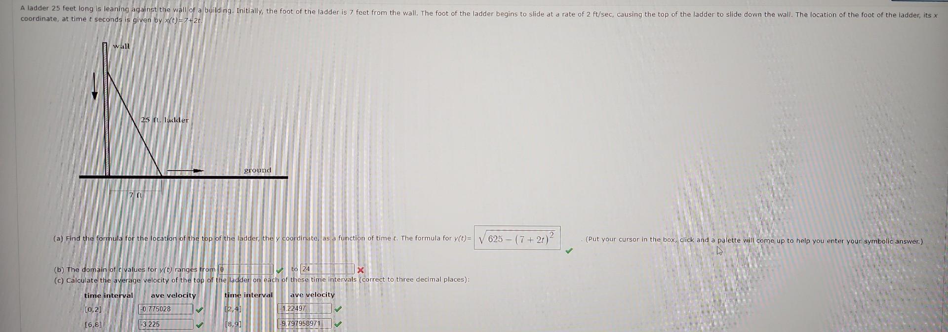 Solved A ladder 25 feet long is leaning against the wall of | Chegg.com