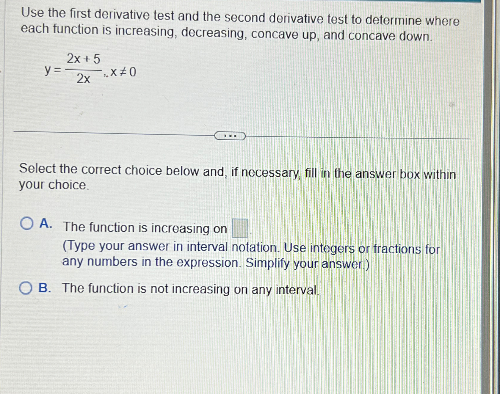 Solved Use the first derivative test and the second | Chegg.com