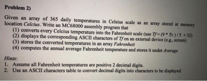 Solved in mc6800 assembly language here is my attempt at the | Chegg.com