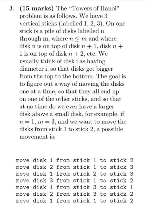 Solved (15 marks) The Solved (15 marks) The