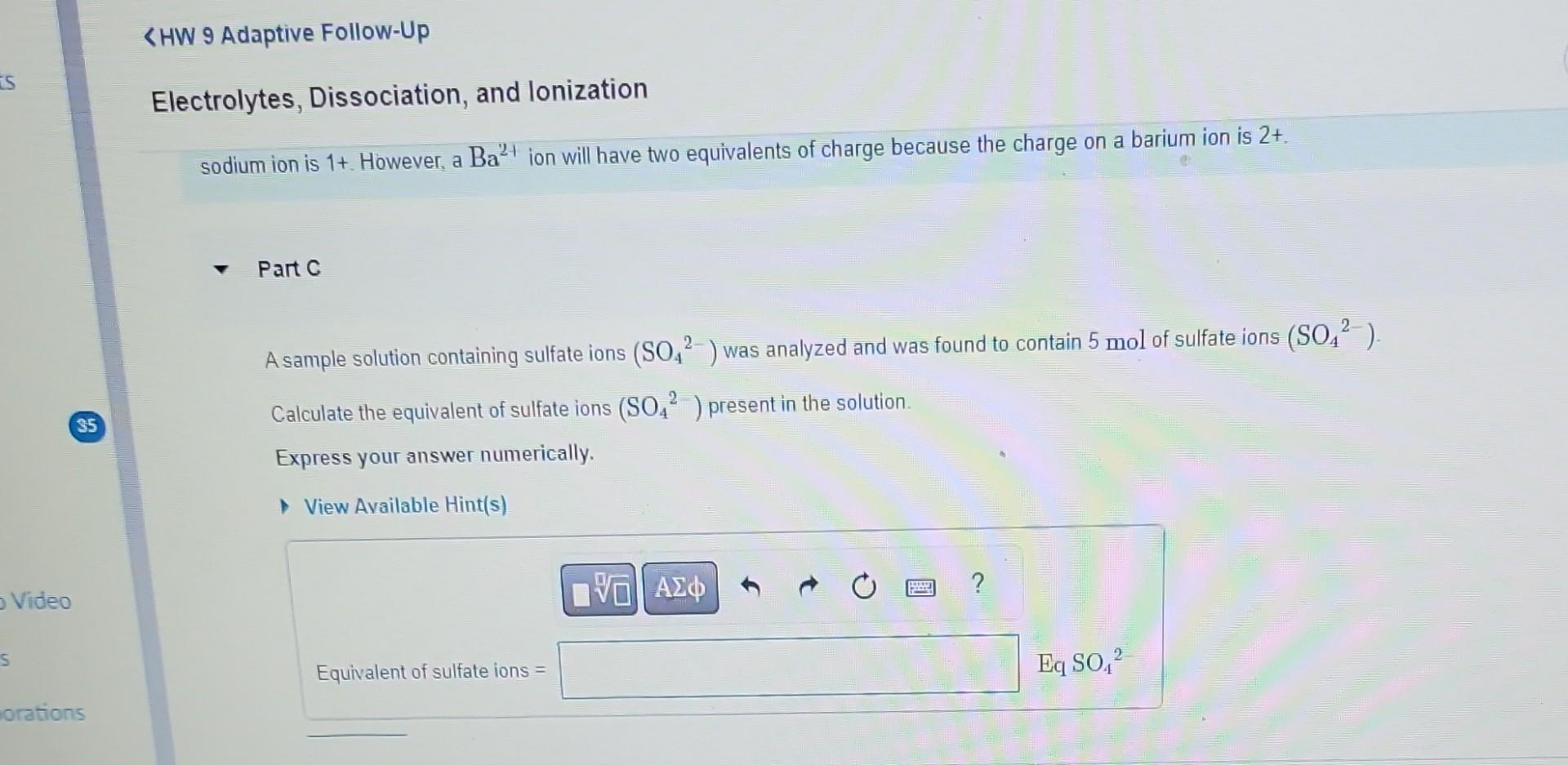 Solved sodium ion is 1+ However, a Ba2+ ion will have two | Chegg.com