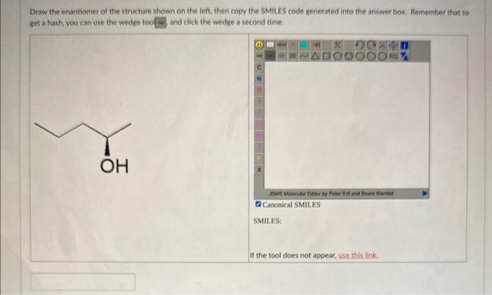 Solved Draw the enantiomer of the structure shown on the | Chegg.com