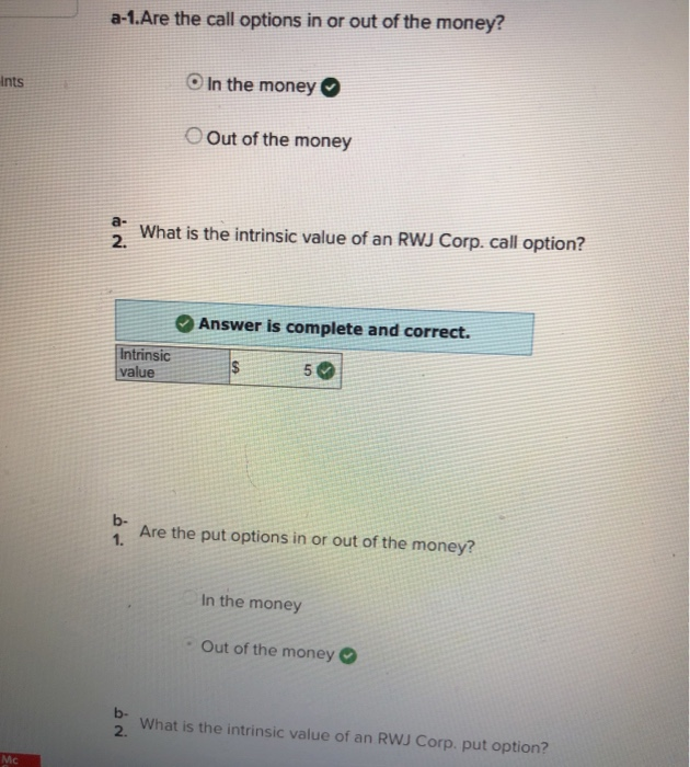 Solved Use the option quote information shown here to answer | Chegg.com