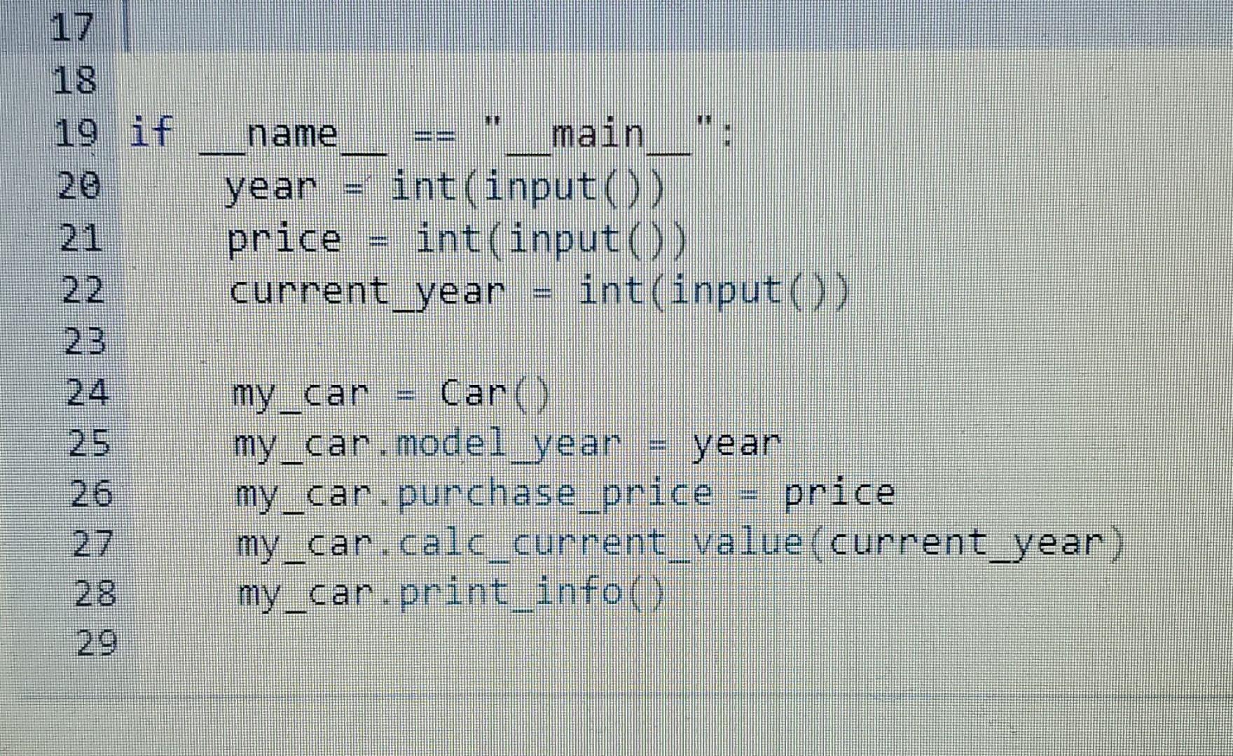 Solved Hello I Need Help To Fix This Code I Phyton Output 