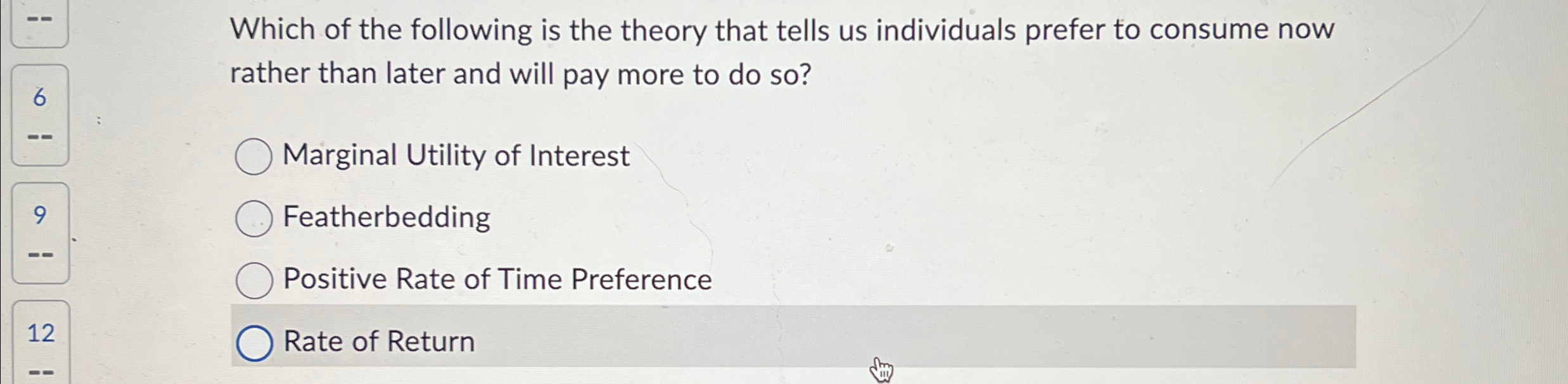 Solved Which of the following is the theory that tells us | Chegg.com