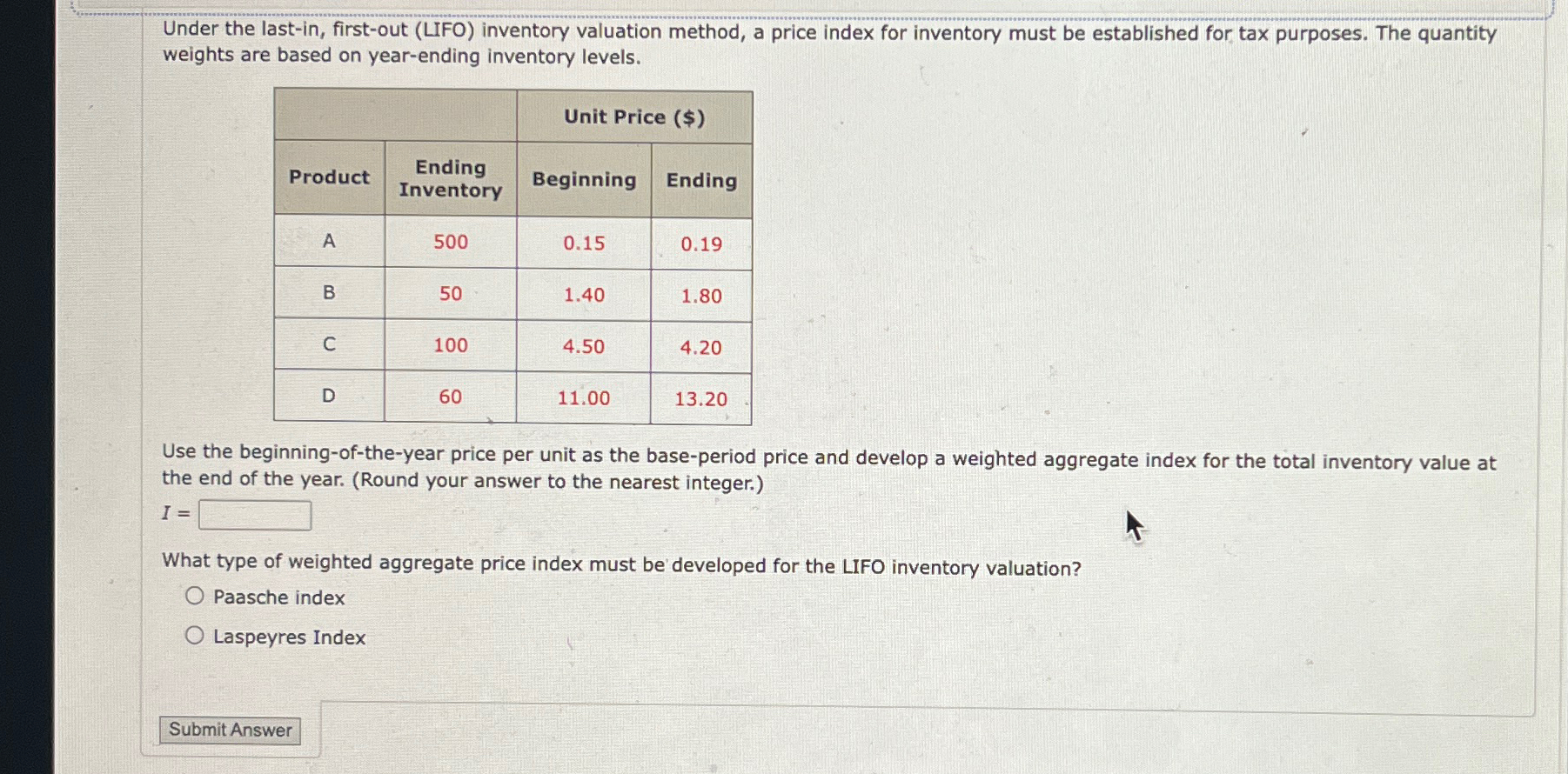 Solved Under the last-in, ﻿first-out (LIFO) ﻿inventory | Chegg.com