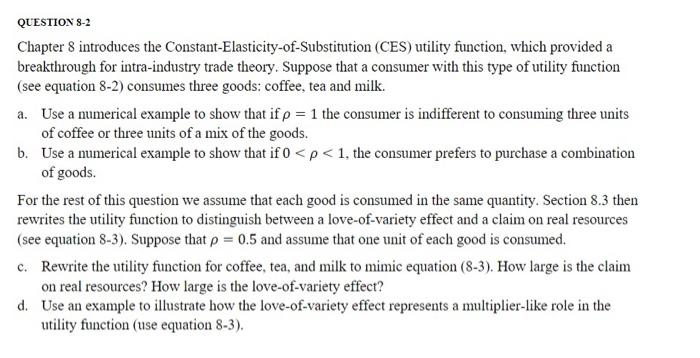 Chapter 8 introduces the | Chegg.com