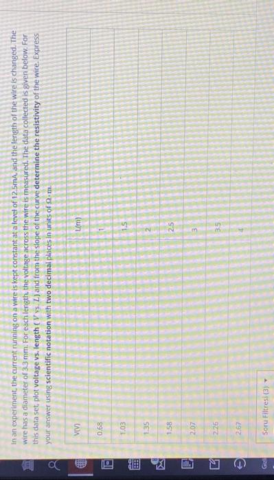 Solved In an experiment, the current runing on a wire is | Chegg.com