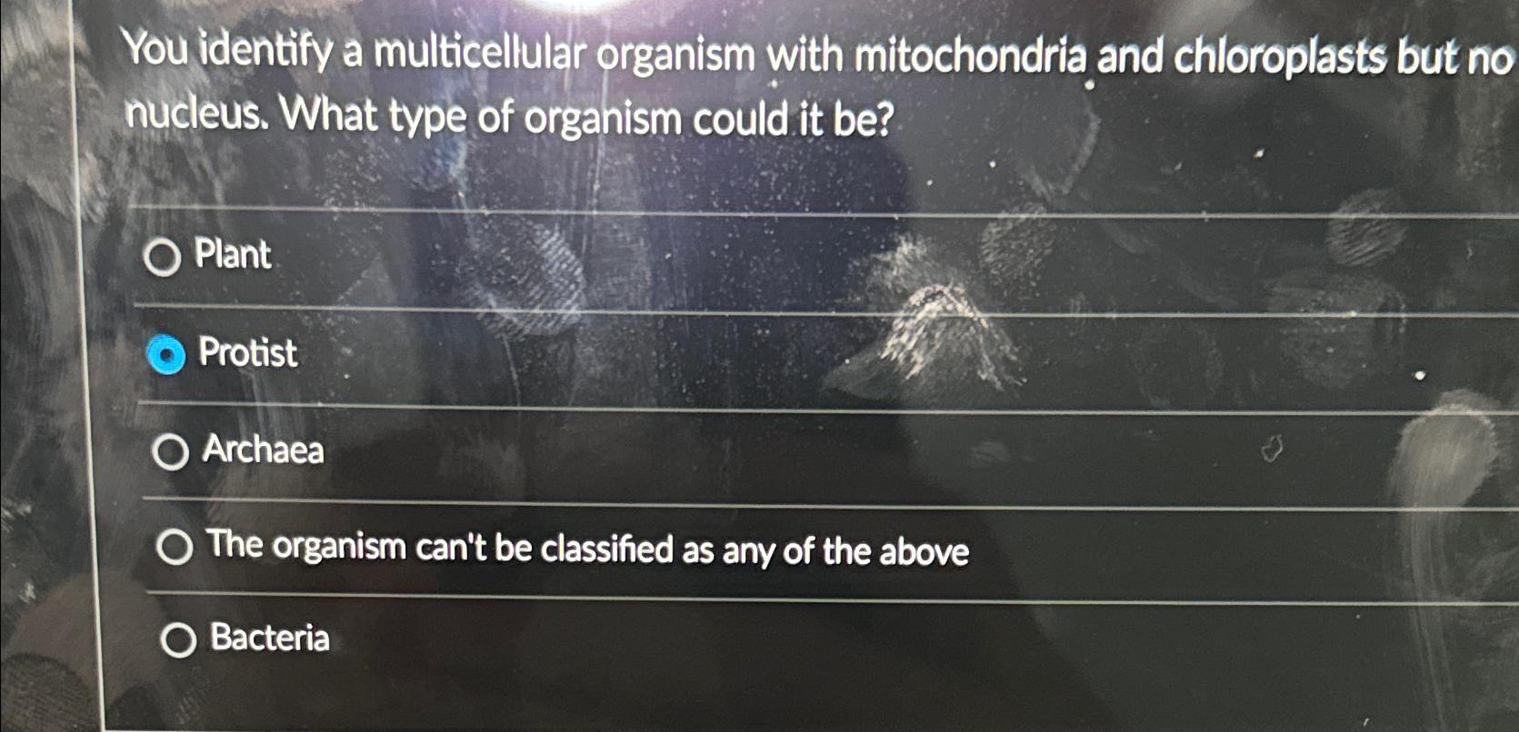 Solved You identify a multicellular organism with | Chegg.com