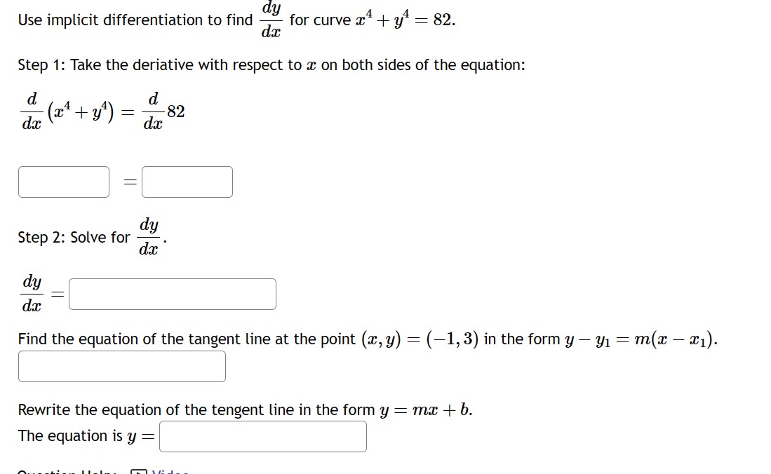 Solved Use implicit differentiation to find dydx ﻿for curve | Chegg.com