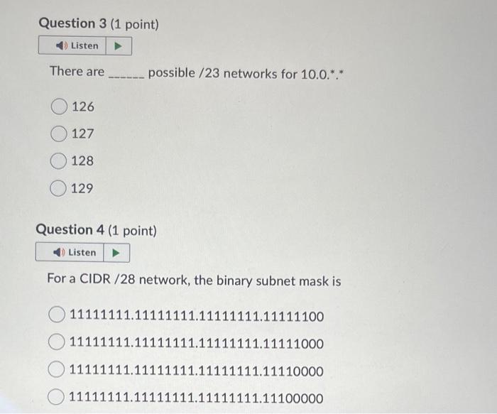 Solved A CIDR / 23 network has usable hosts 509 510 511 | Chegg.com