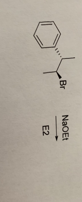 Solved draw major elimination (E2) product, newman | Chegg.com
