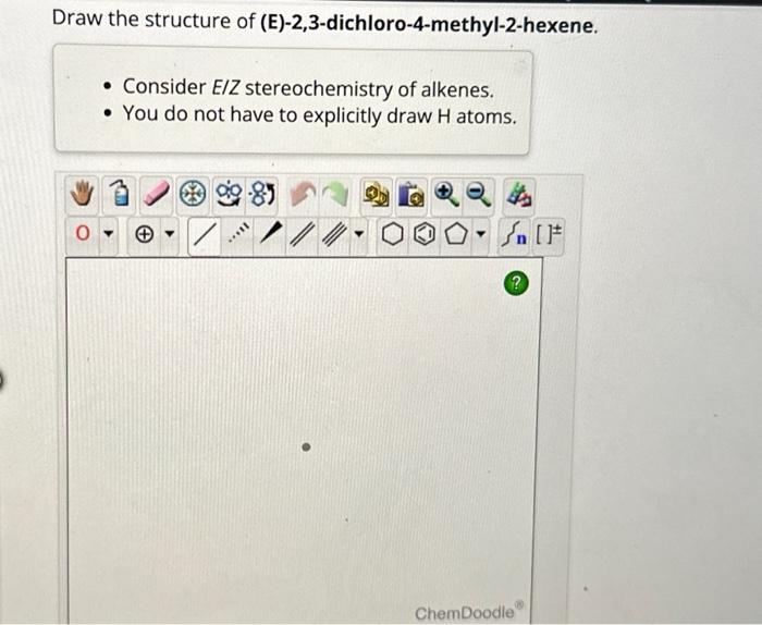 Solved Draw the structure of | Chegg.com