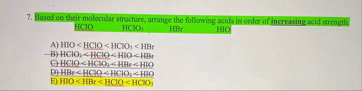 Solved Based on their molecular structure, arrange the | Chegg.com Solved Based on their molecular structure, arrange the | Chegg.com