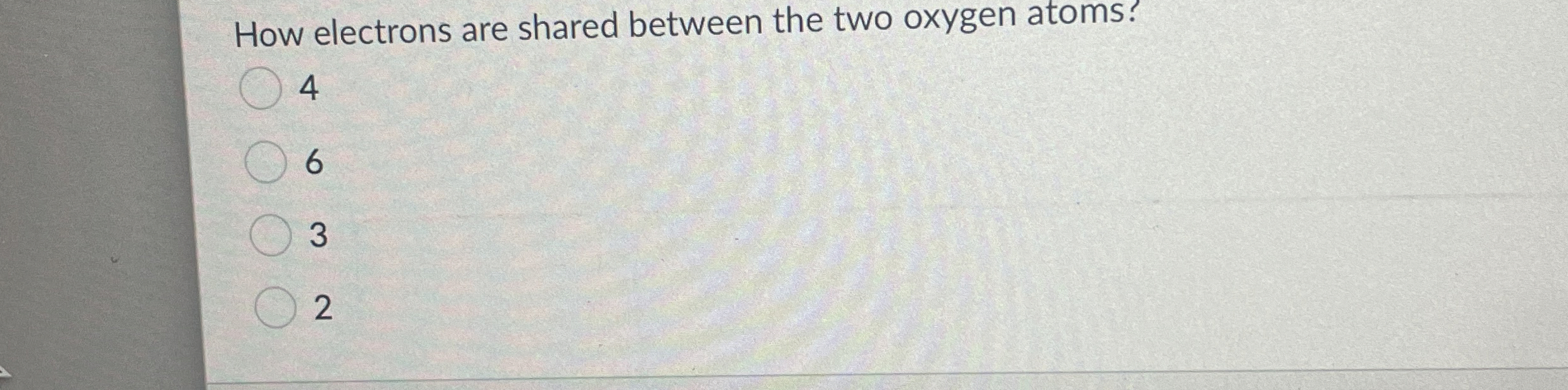 Solved How electrons are shared between the two oxygen | Chegg.com