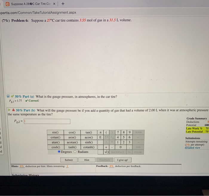 Solved = C Suppose A 260C Car Tire Co x + | Chegg.com