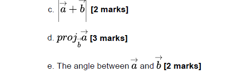 Solved Given vec(a) = [2,-10] ﻿and vec(b) = [-8, 23] ﻿please | Chegg.com