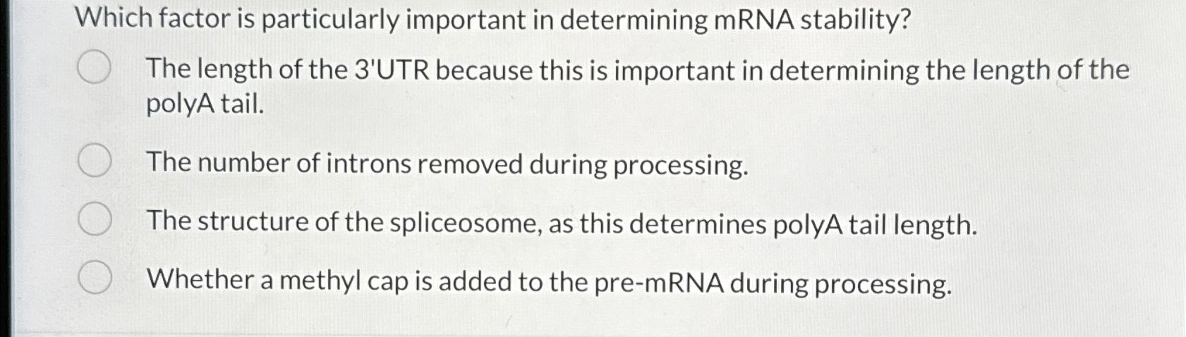 Solved Which factor is particularly important in determining | Chegg.com