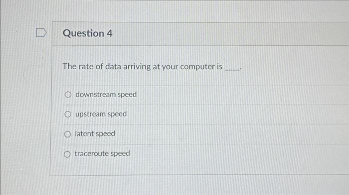 Solved The rate of data arriving at your computer is | Chegg.com