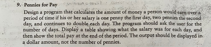 Solved Can i get this in a simple loop algorithm. One that | Chegg.com