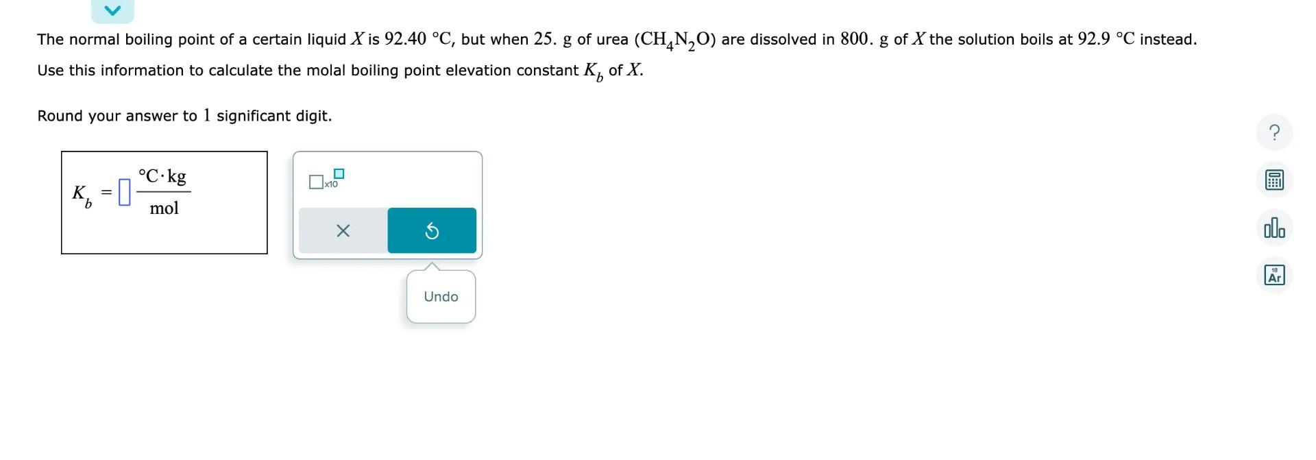 Solved The normal boiling point of a certain liquid X is | Chegg.com