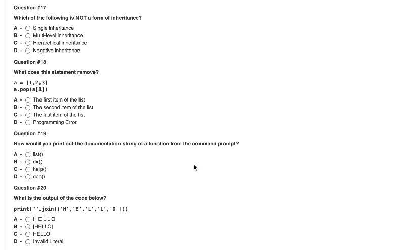 Solved Question #17Which of the following is NOT a form of | Chegg.com